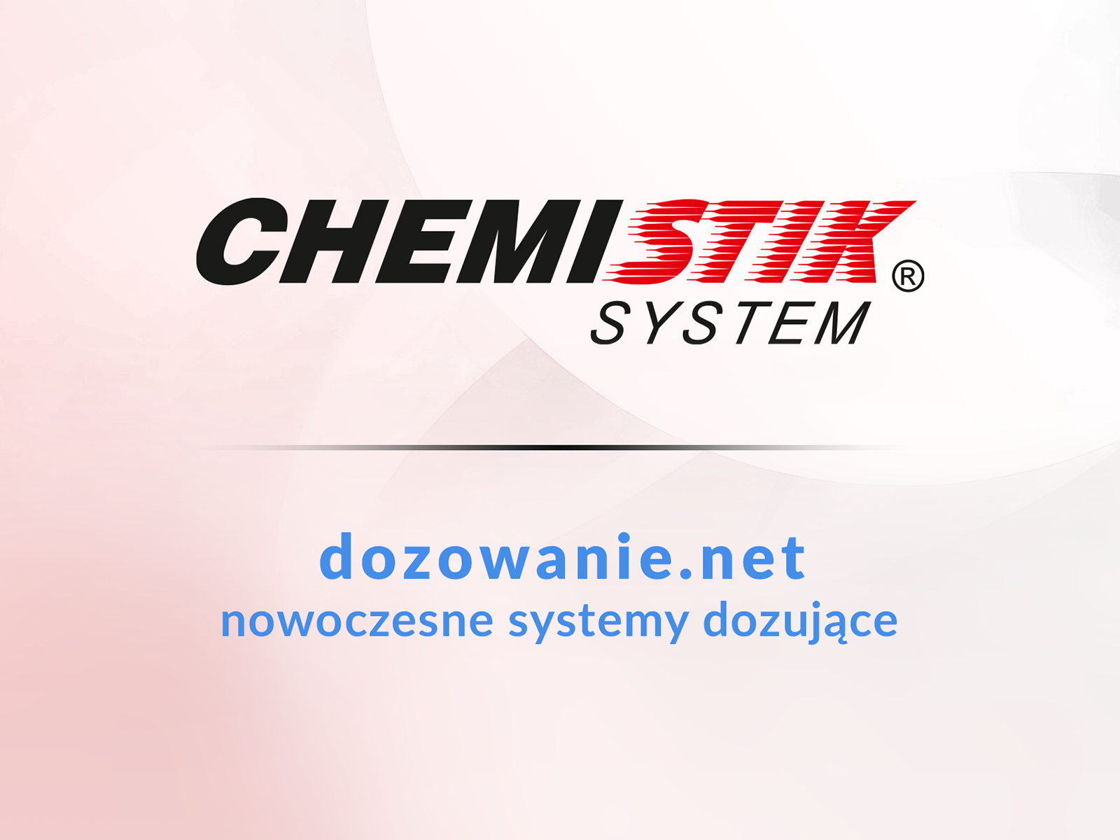 Nowoczesne systemy dozowania | CHEMISTIK